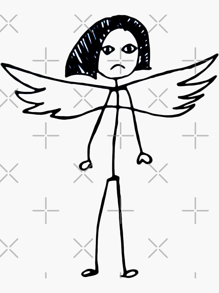 "Rory Lucifer's sketch" Sticker for Sale by annashatova | Redbubble