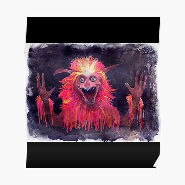 "Firey Sticker" Poster for Sale by deestell | Redbubble