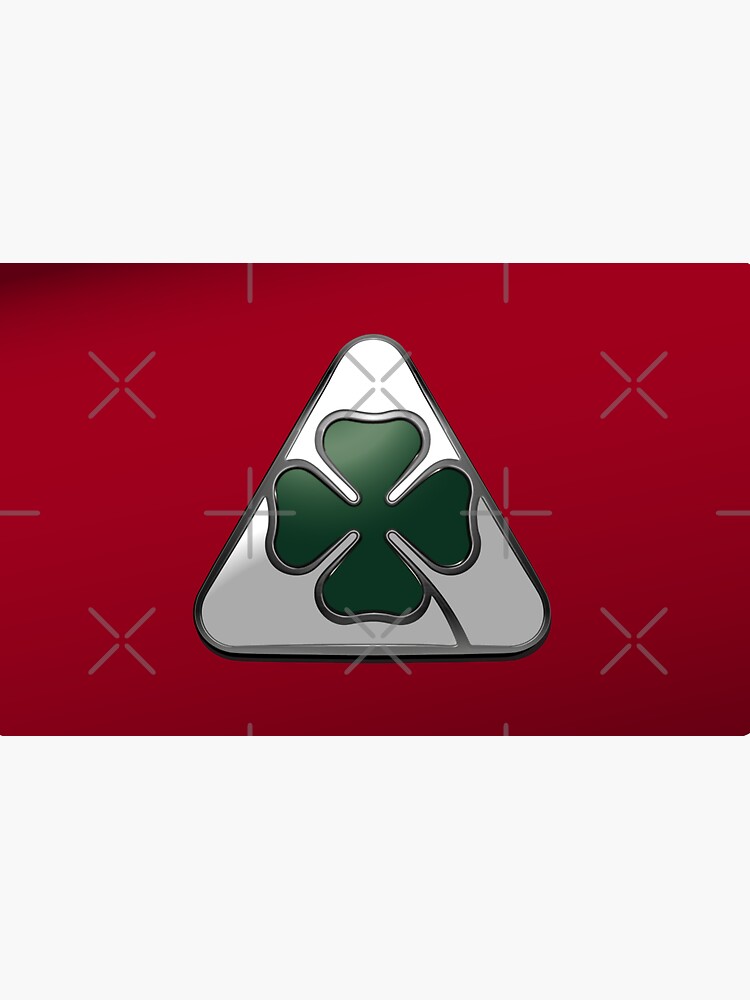 "AR Quadrifoglio Logo" Sticker for Sale by fmDisegno | Redbubble