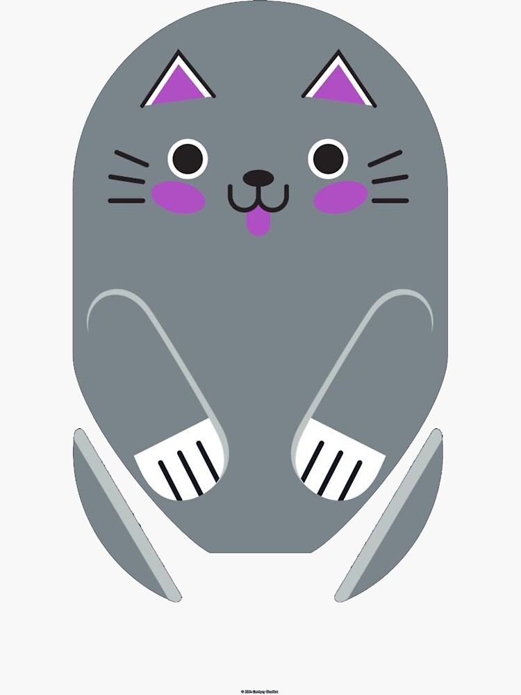 "Kitty Bbot from Ron's gone wrong (2021)" Sticker for Sale by Funny ...