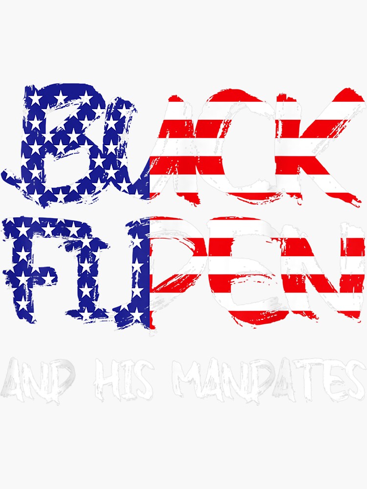 "Buck Fiden And His Mandates" Sticker for Sale by Nilsolander | Redbubble