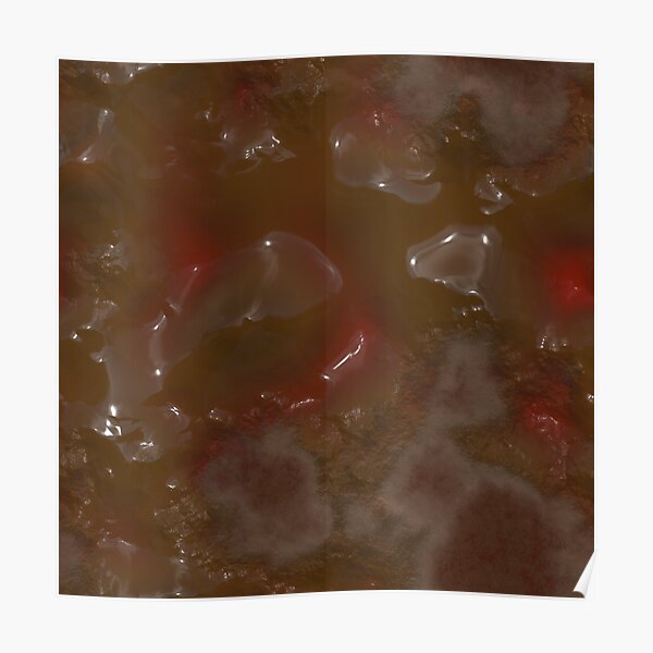 "Putrid Patterns - Potty Slurry" Poster by James-Cole | Redbubble