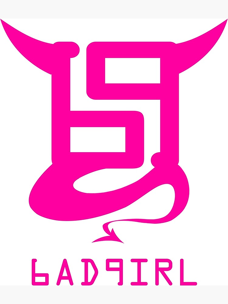 "Badgirl logo" Art Print for Sale by designslapage | Redbubble