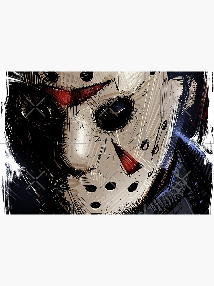 "Jason Voorhees" Bath Mat for Sale by Nikita Abakumov | Redbubble
