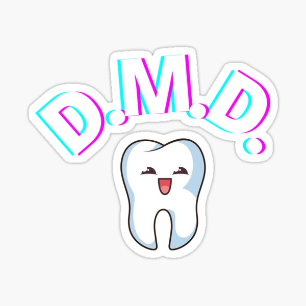 "DMD Happy Tooth" Sticker for Sale by Bwaichigo | Redbubble