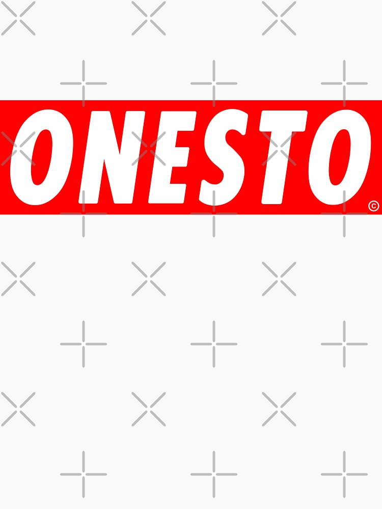 "ONESTO" T-shirt by lucamarzari | Redbubble