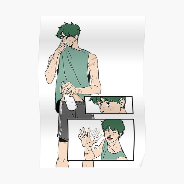 "Time skip midoriya izuku" Poster for Sale by Hotanimemen | Redbubble