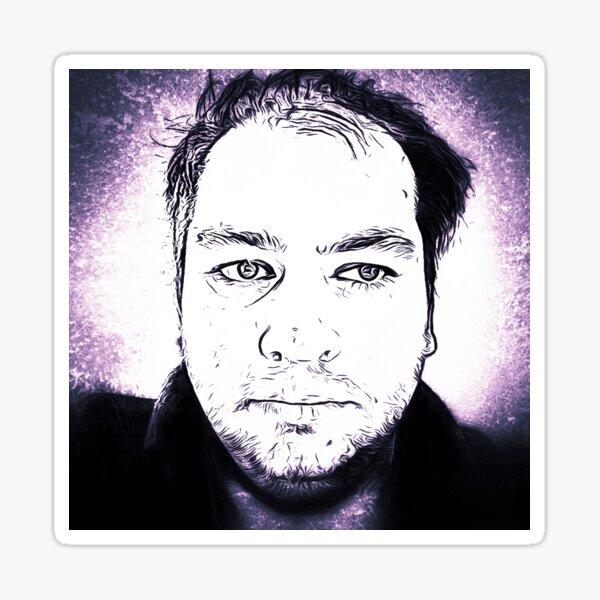 "self-portrait" Sticker by AzmEzmCzar | Redbubble