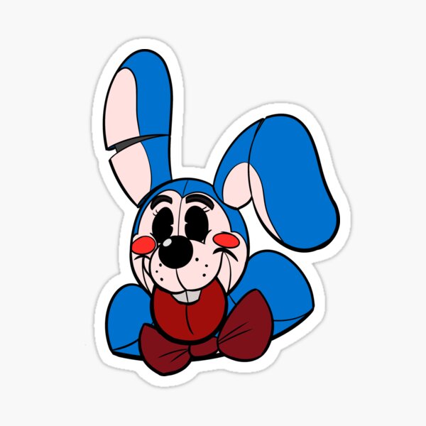 "Toy Bonnie - 30's cartoon" Sticker for Sale by BotheredRabbit | Redbubble
