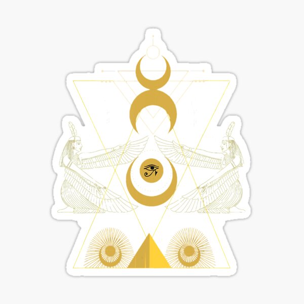 "Egyptian Eye of Ra I Egyptian Gods Archeology" Sticker for Sale by ...