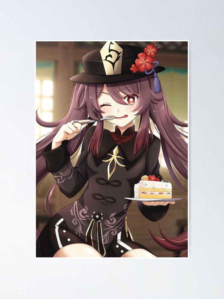 "Genshin Impact Hu Tao" Poster for Sale by jerestudio | Redbubble