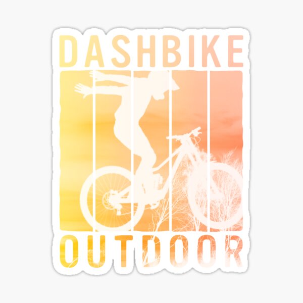 "Dash bike mountain bike mountain biker outdoor MTB dash bike" Sticker ...