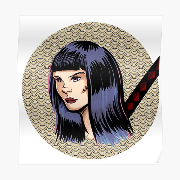 "Kunoichi Design" Poster by Kuauh | Redbubble