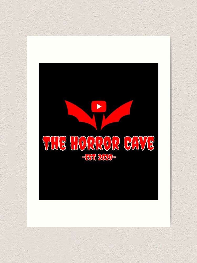 "The Horror Cave New Logo Sticker" Art Print for Sale by rnhardtc ...
