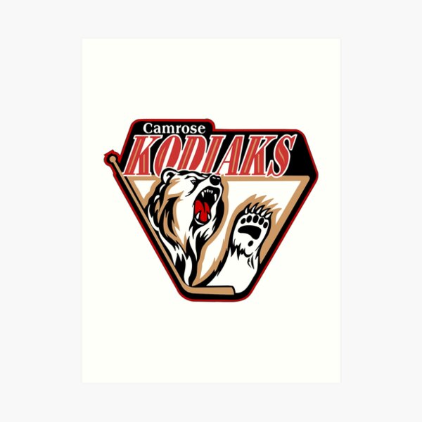 "Camrose Kodiaks Logo" Art Print for Sale by patrickneron | Redbubble