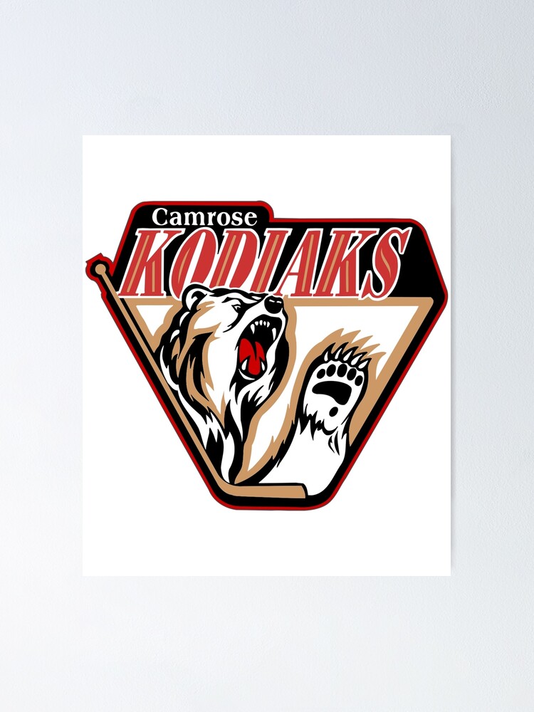 "Camrose Kodiaks Logo" Poster for Sale by patrickneron | Redbubble