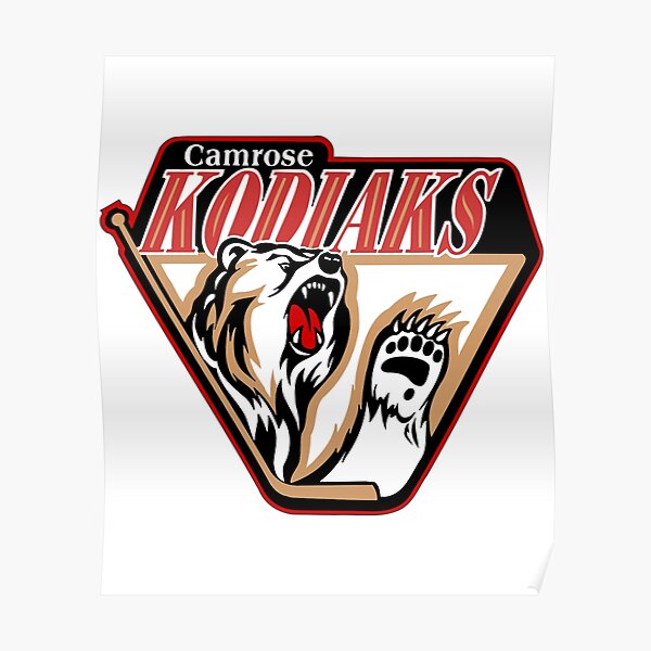 "Camrose Kodiaks Logo" Poster for Sale by patrickneron | Redbubble