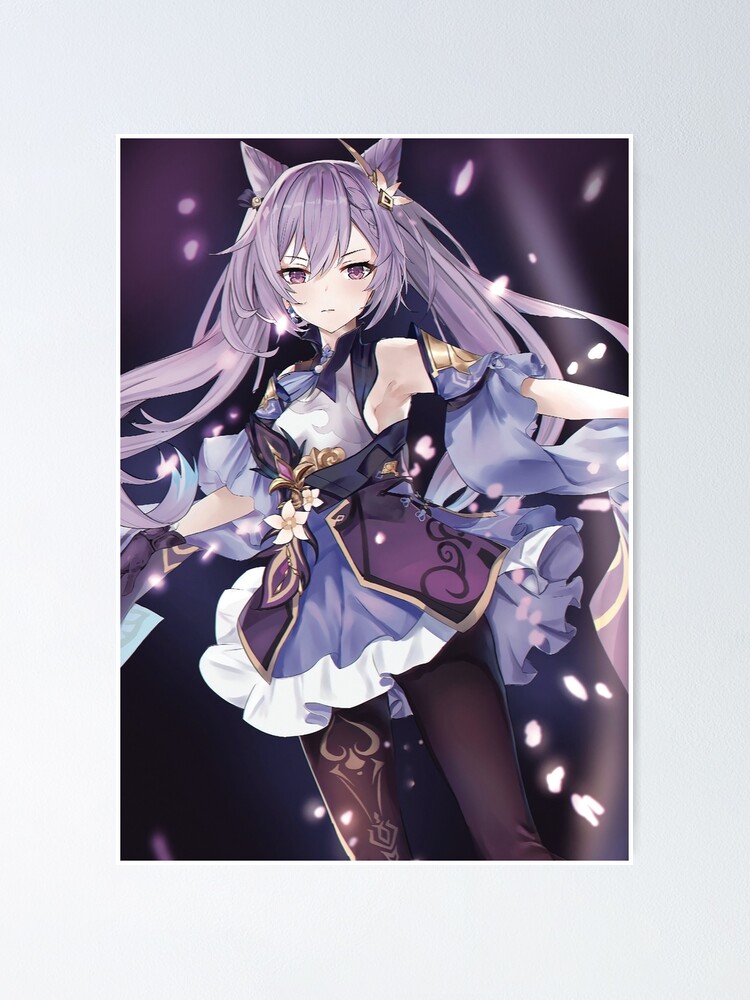 "Genshin Impact Keqing" Poster for Sale by roycool | Redbubble