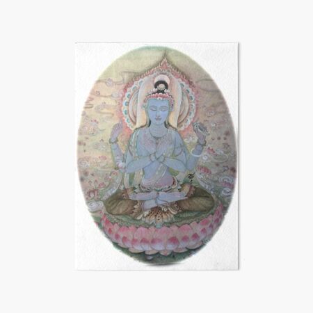 "DHEVA-Vishnu-002-Sutee" Art Board Print by ArtofParich | Redbubble