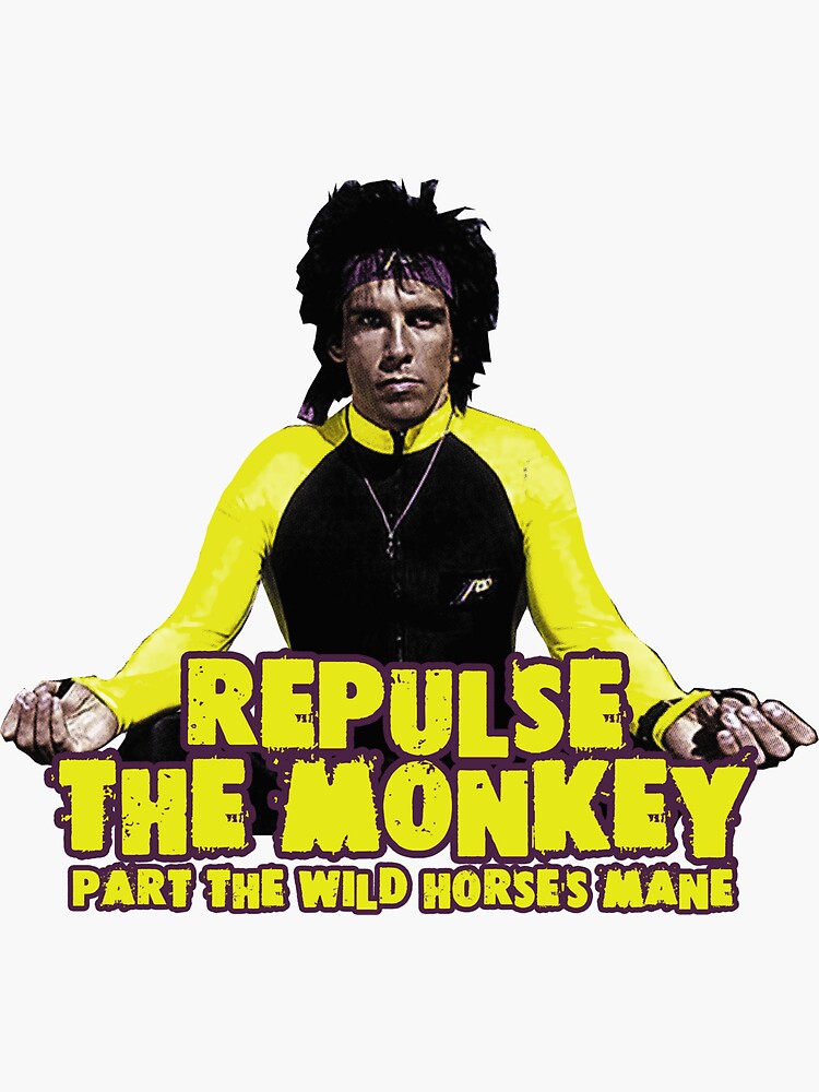"Repulse the Monkey" Sticker by matttluchowski | Redbubble