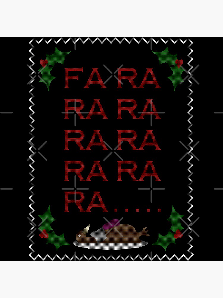 "Fa Ra Ra Ra Ra ..." Sticker for Sale by AtlantianKing | Redbubble