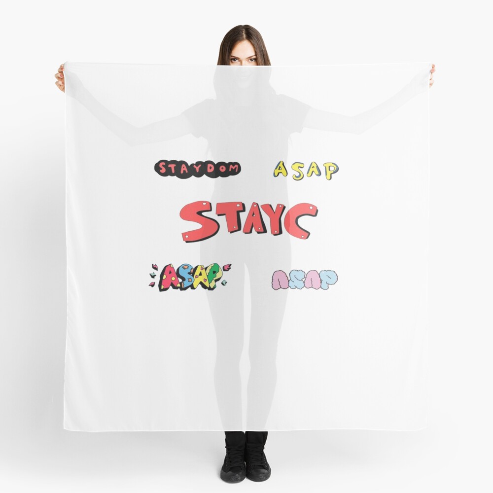 "STAYC ASAP Staydom Logo Word Set" Sticker for Sale by katherinesbored ...