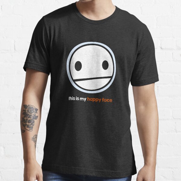 "TheMeatly - "Happy Face"" T-shirt for Sale by theMeatly | Redbubble ...