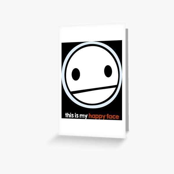 "TheMeatly - "Happy Face"" Greeting Card by theMeatly | Redbubble