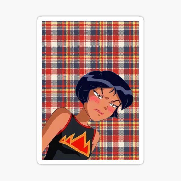 "Alex Totally Spies " Sticker for Sale by nastyushka | Redbubble