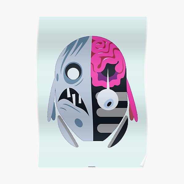 "Zombie Bbot from Ron's gone wrong (2021)" Poster for Sale by Funny ...