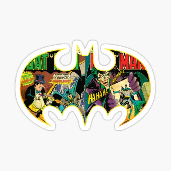 "Bat Logo" Sticker for Sale by batman9999 | Redbubble