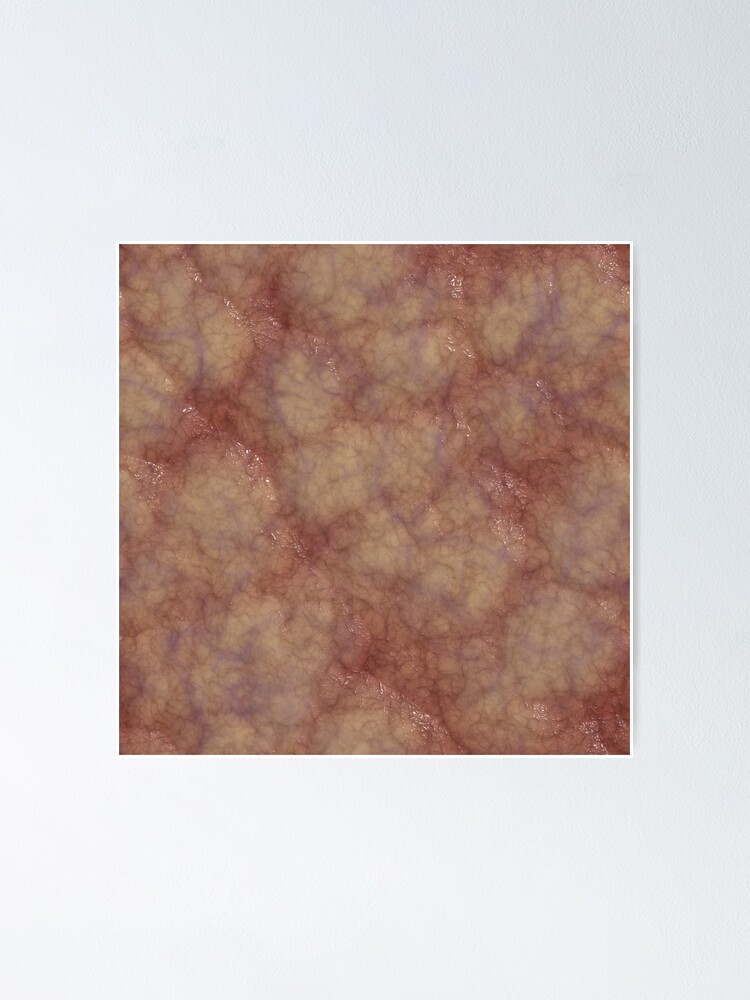 "Putrid Patterns - Fleshy Insides Out" Poster by James-Cole | Redbubble