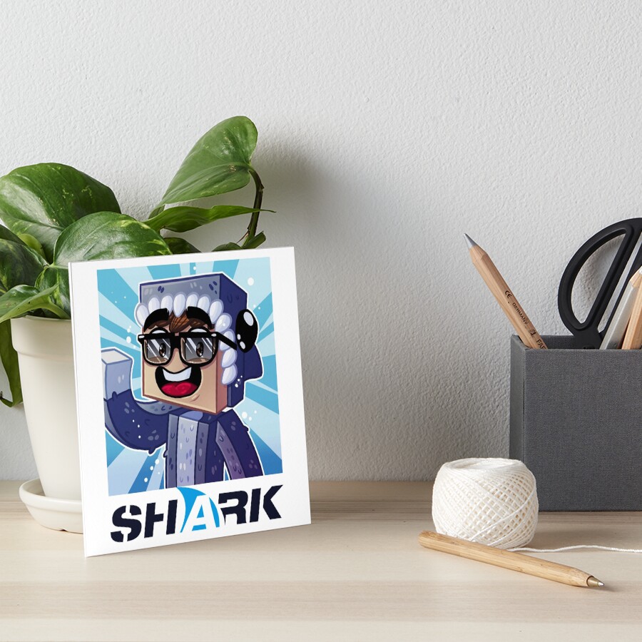 "09sharkboy youtuber" Art Board Print for Sale by manota | Redbubble