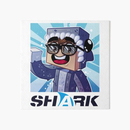 "09sharkboy youtuber" Art Board Print for Sale by manota | Redbubble