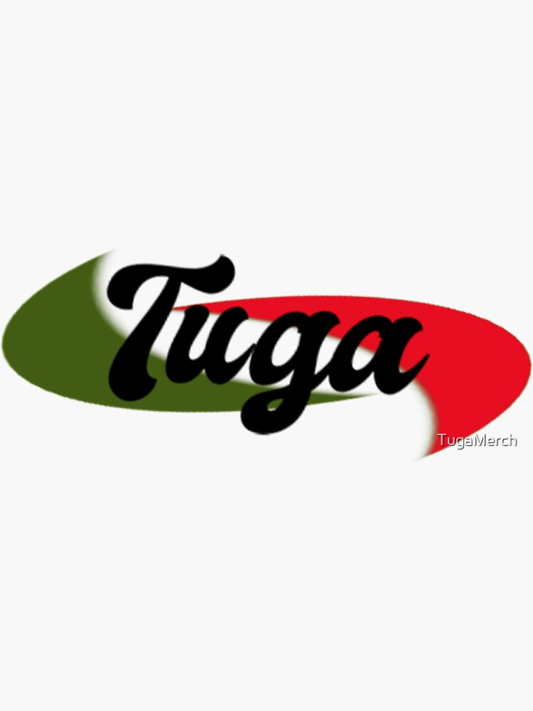 "Tugamerch Tuga logo" Sticker for Sale by TugaMerch | Redbubble