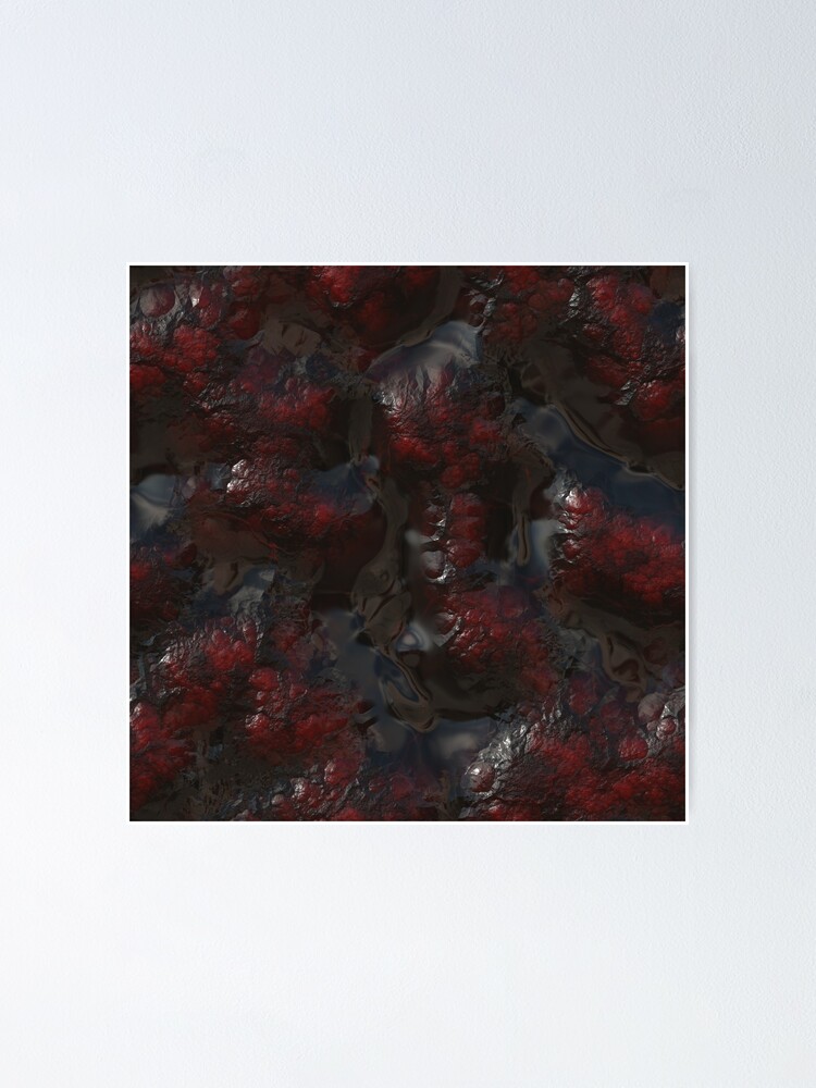 "Putrid Patterns - Meat Grinder" Poster by James-Cole | Redbubble