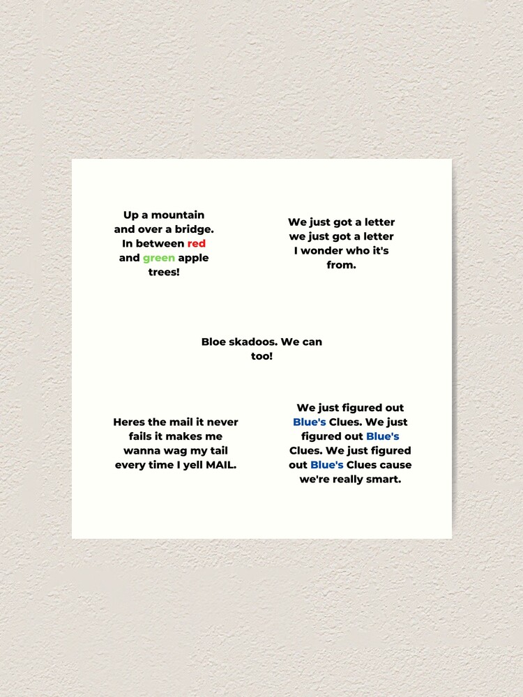 Blues Clues Quotes Blue's Clues" Joe's First Day (TV Episode 2002)