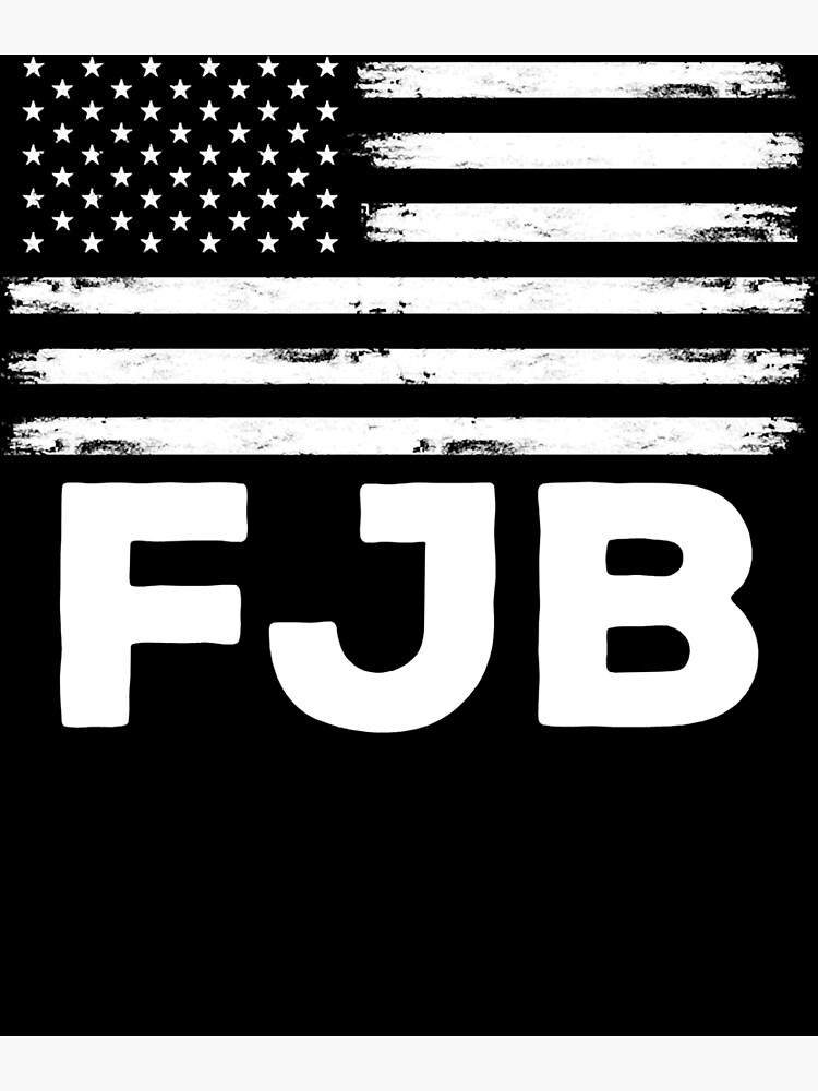 "FJB Pro America US Distressed Flag F Biden FJB Hoodie" Fotodruck von ...