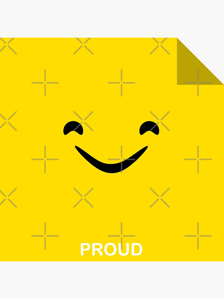 "Proud Emoji face " Sticker for Sale by Kafter | Redbubble