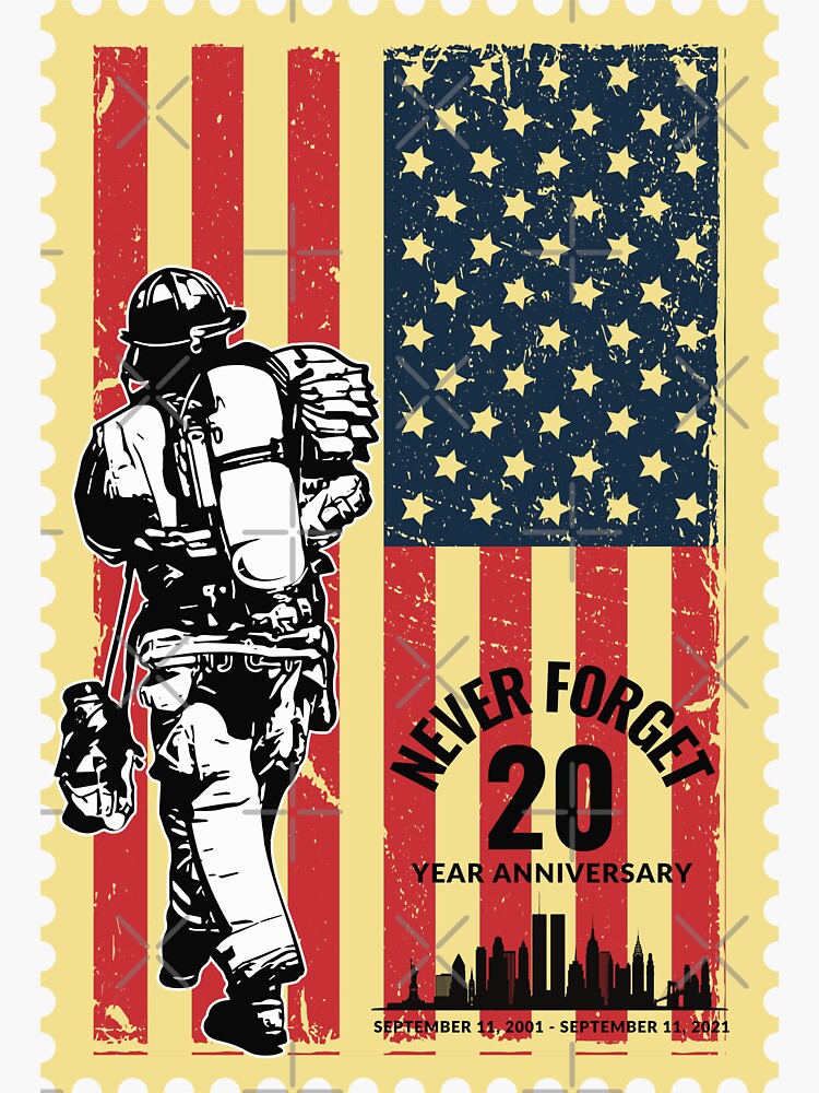 "Never Forget" Sticker for Sale by INFIDEL | Redbubble