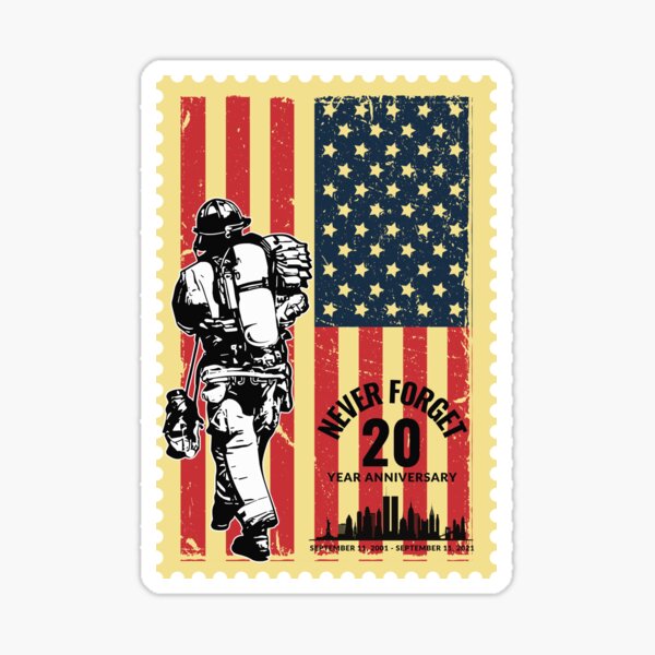 "Never Forget" Sticker for Sale by INFIDEL | Redbubble