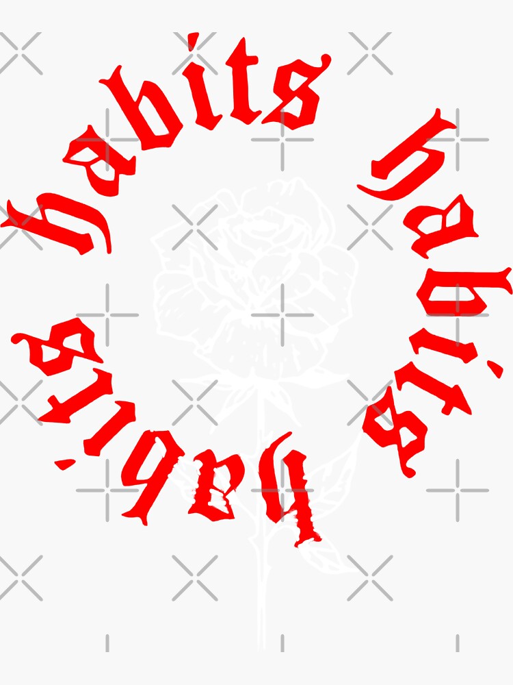 Pegatina «Payton Moormeier Merch Payton Moormeier Habits Rose Gift Día ...