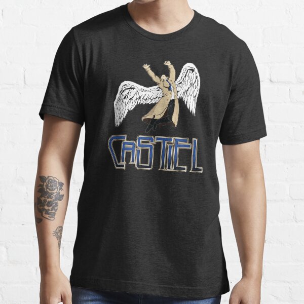 "Castiel" T-shirt for Sale by huckblade | Redbubble | supernatural t ...