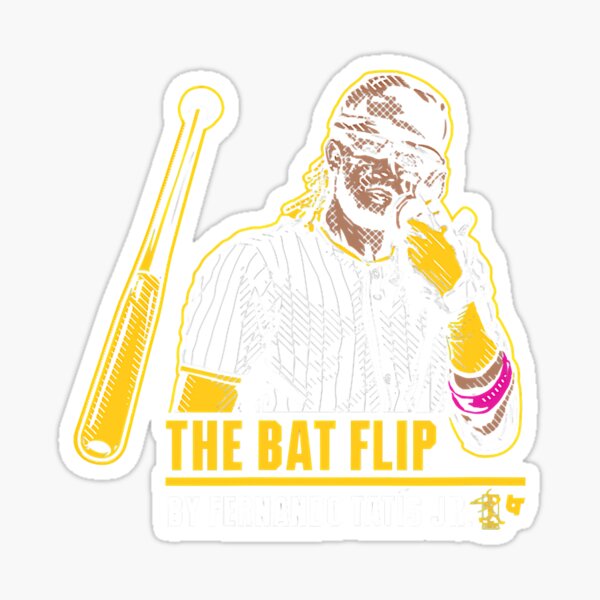 "Officially Licensed Fernando Tatis Jr -The Tatis Jr Bat Flip" Sticker ...