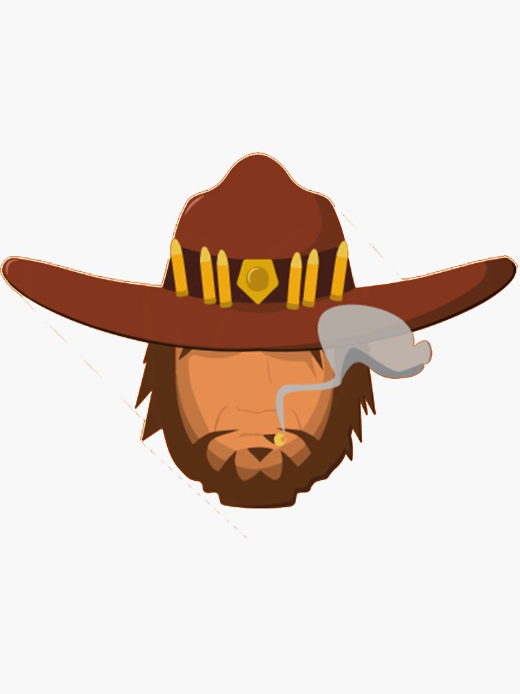 "Mcree Orange" Sticker for Sale by MariaBurtscher | Redbubble
