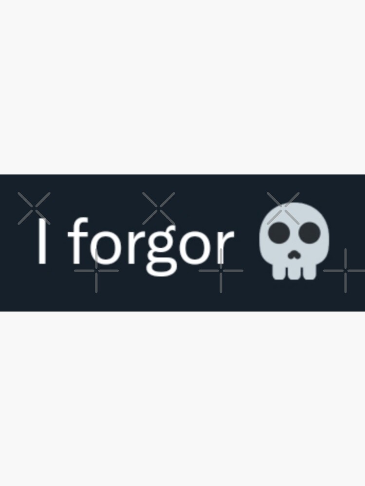 ""I forgor" I rember meme tweet screenshot" Sticker by LisaBellu ...