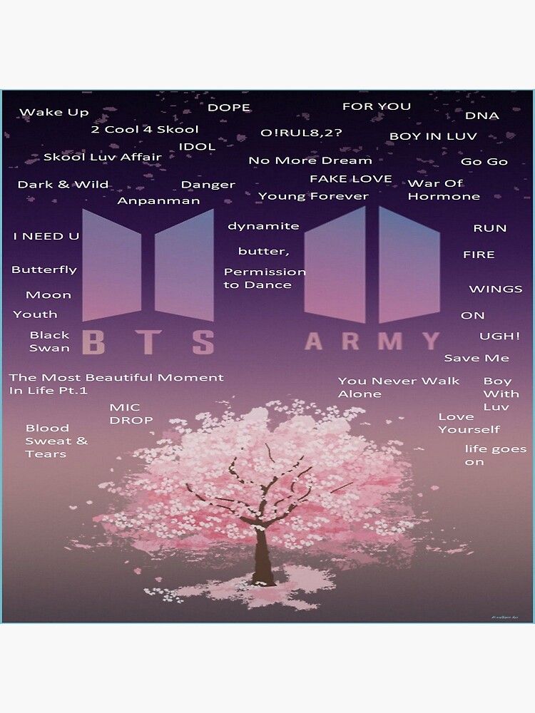 "BTS army" Poster by kimin7 | Redbubble