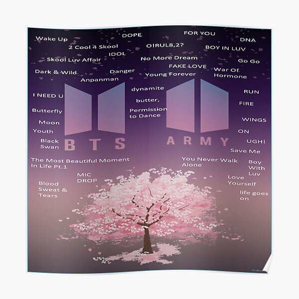 "BTS army" Poster by kimin7 | Redbubble