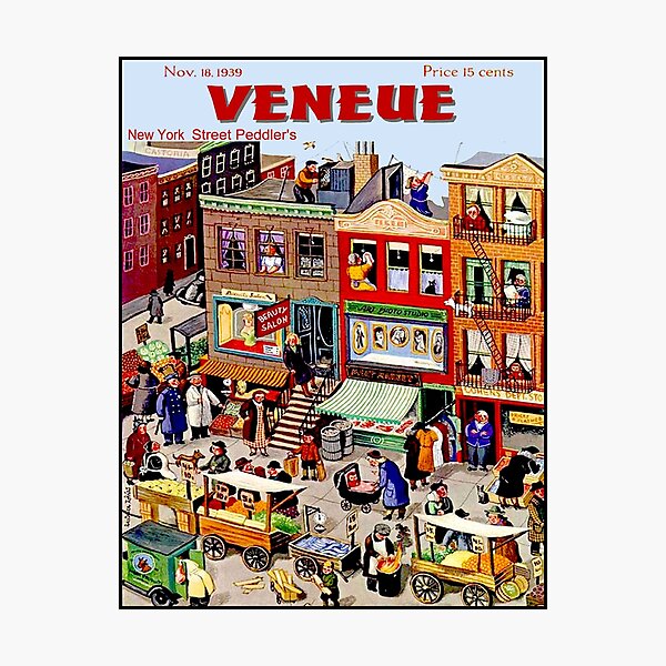 "VENEUE : Vintage 1939 Street Peddlers Magazine Cover Print ...