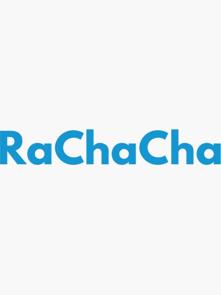 "RaChaCha" Sticker for Sale by MazelTop | Redbubble